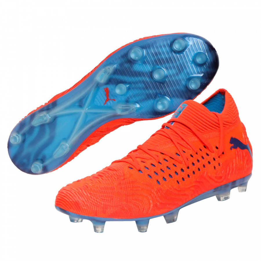 PUMA FUTURE 19.1 NETFIT FG AG KOPAČKY PÁNSKÉ - Červená, Modrá ...